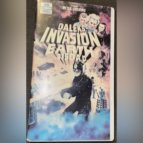 Media | Rare Vhs Daleks Invasion Earth 215 Ad Cushing Hbo Cannon ...